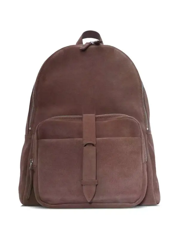 Orciani Suede Backpack - Brown