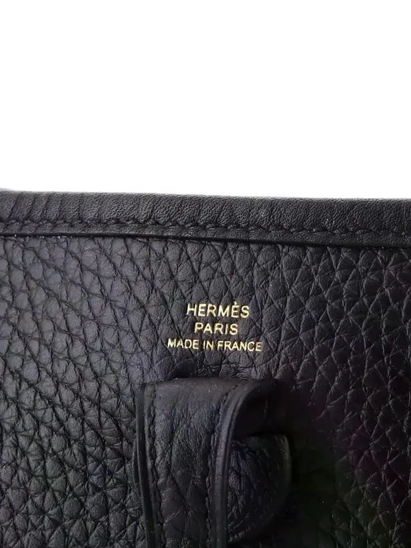 Hermès Evelyne Iii Clemence Tpm Crossbody Bag - Black