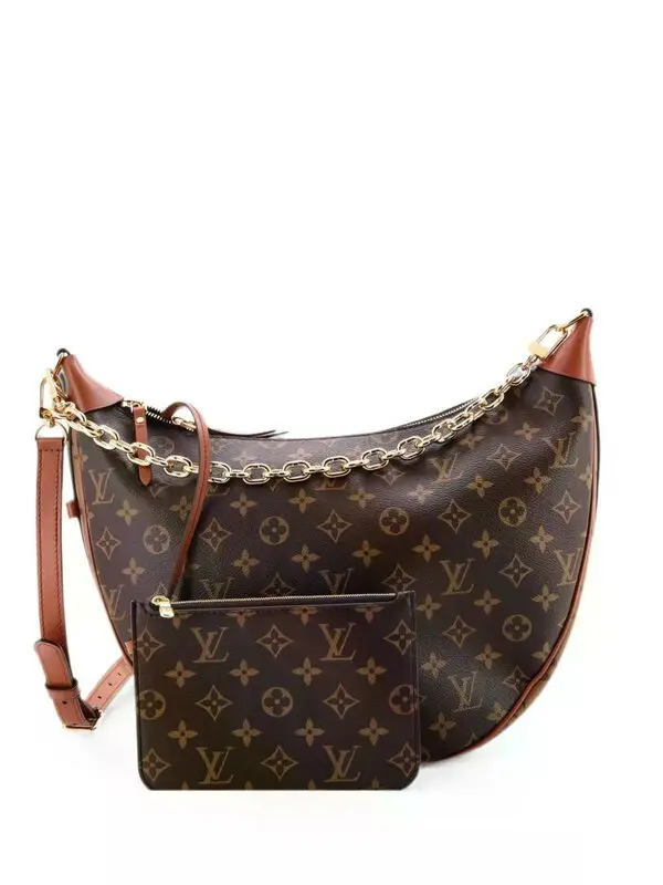 LOUIS VUITTON Loop Reverse Monogram Canvas Hobo Bag