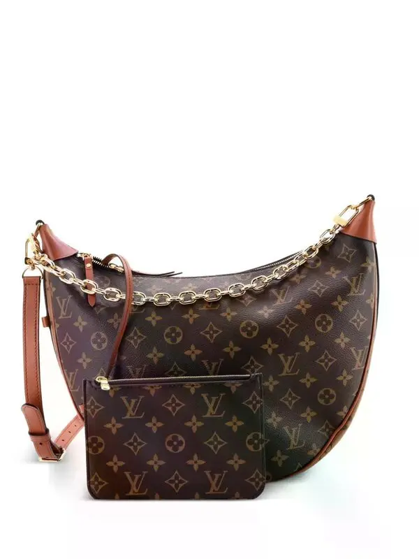 LOUIS VUITTON Loop Hobo Bag Monogram Canvas - Brown