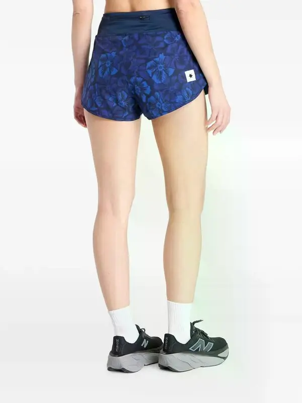 SAYSKY Floral Print Athletic Shorts