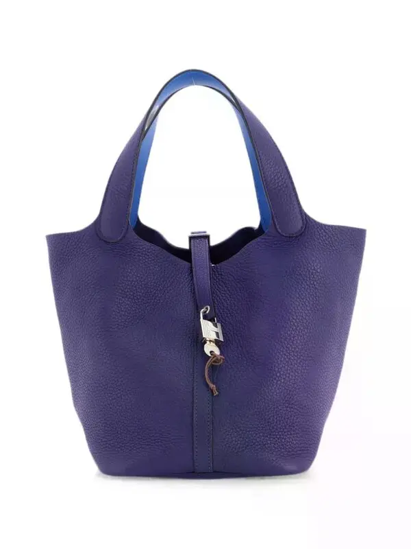 Hermès Eclat Picotin Lock Bag Clemence Mm Bucket Bag