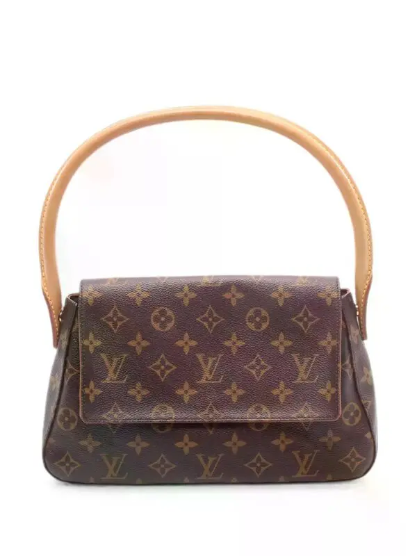 LOUIS VUITTON 2003 Mini Looping Handbag - Brown