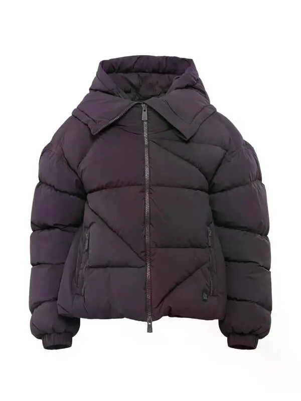 Bacon Quilted Hooded Jacket - Purple