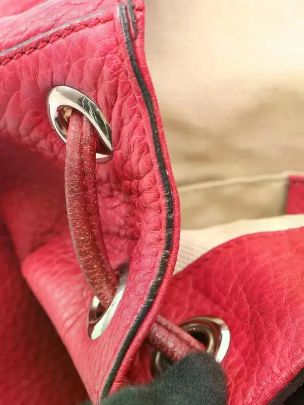 Gucci Bamboo Leather Backpack