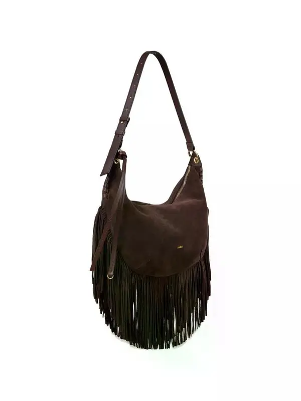 Ba&sh Fringes Suede Tote Bag