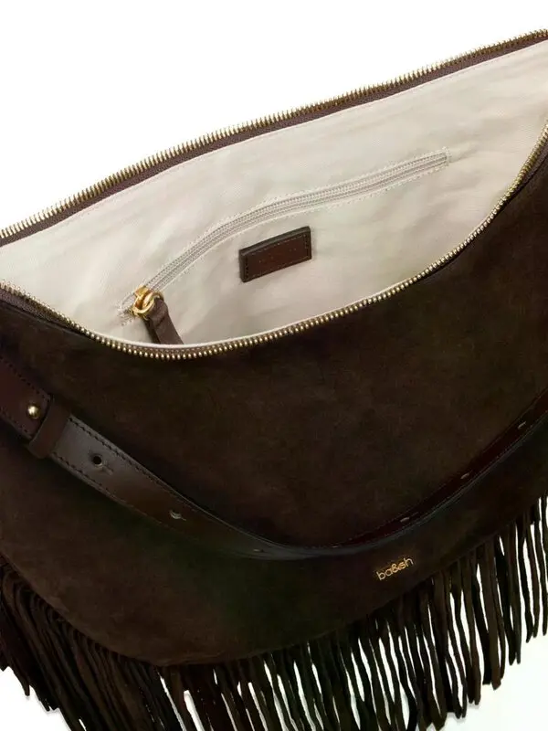 Ba&sh Fringes Suede Tote Bag