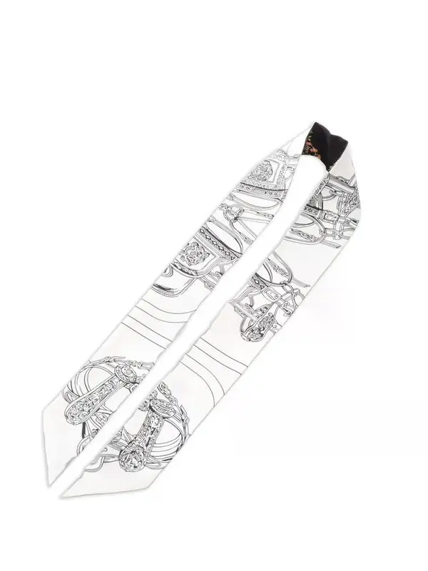 Hermès Brides De Gala En Fleurs Scarf