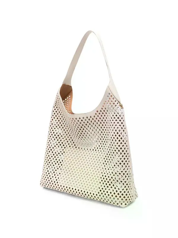 TWINSET Perforated-leather Shoulder Bag