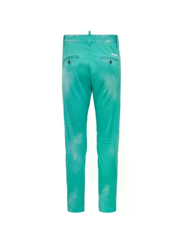 Dsquared2 Paint-splatter Twill Trousers