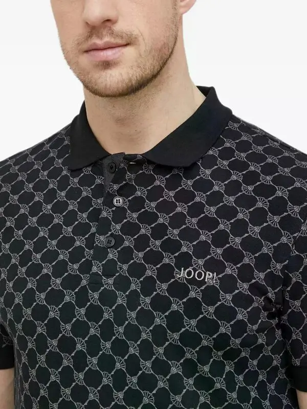 JOOP! Paigam Monogram-print Polo Shirt