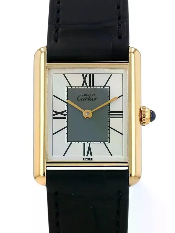 Cartier 1990 Tank Must 31mm Watch - White