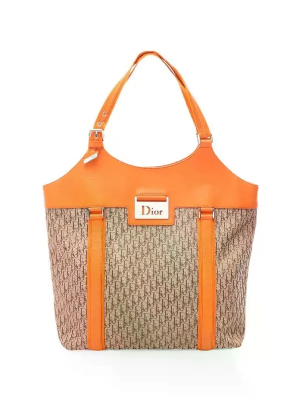 Dior Monogram-pattern Tote Bag - Neutrals