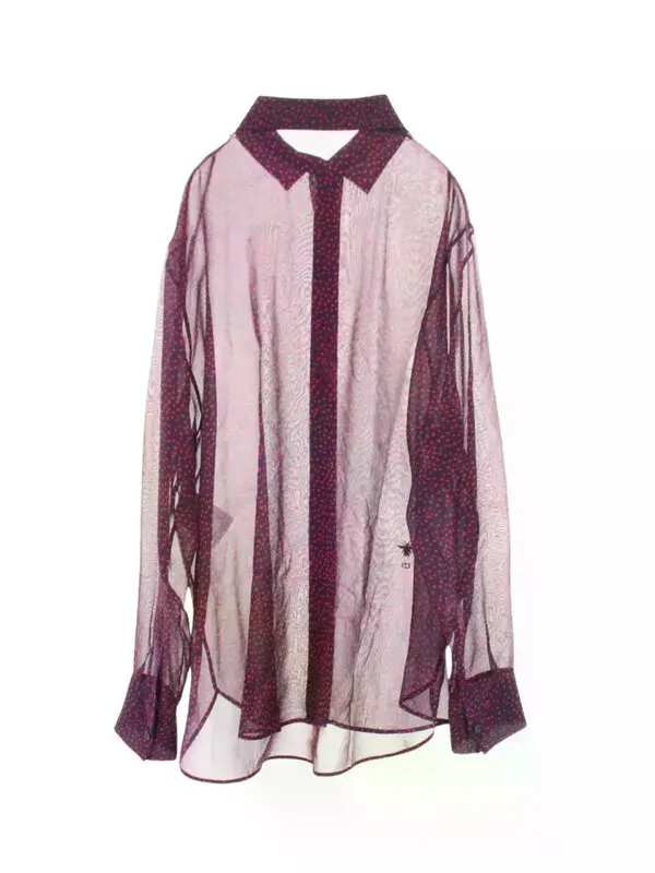 Dior Heart-print Silk Blouse