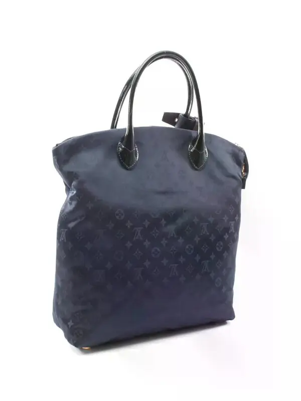 LOUIS VUITTON Lockit Monogram De Jour Tote Bag - Blue