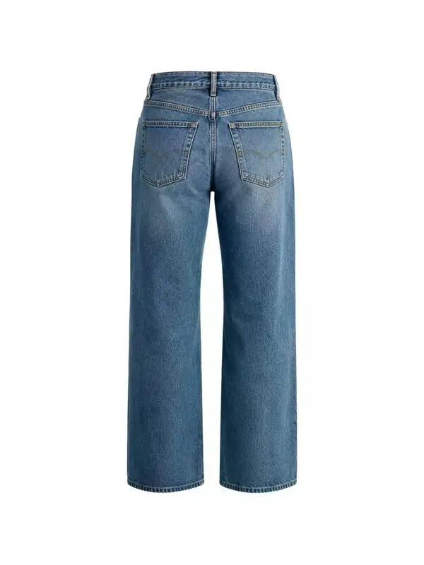 Chimala Adjustable Waist Faded Jeans