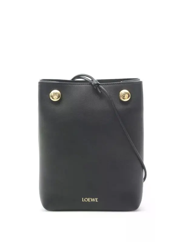 Loewe Pebble Pouch Shoulder Bag - Black