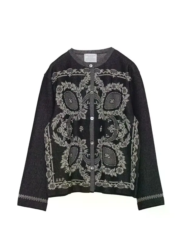 ANTIPAST Floral Intarsia Cardigan