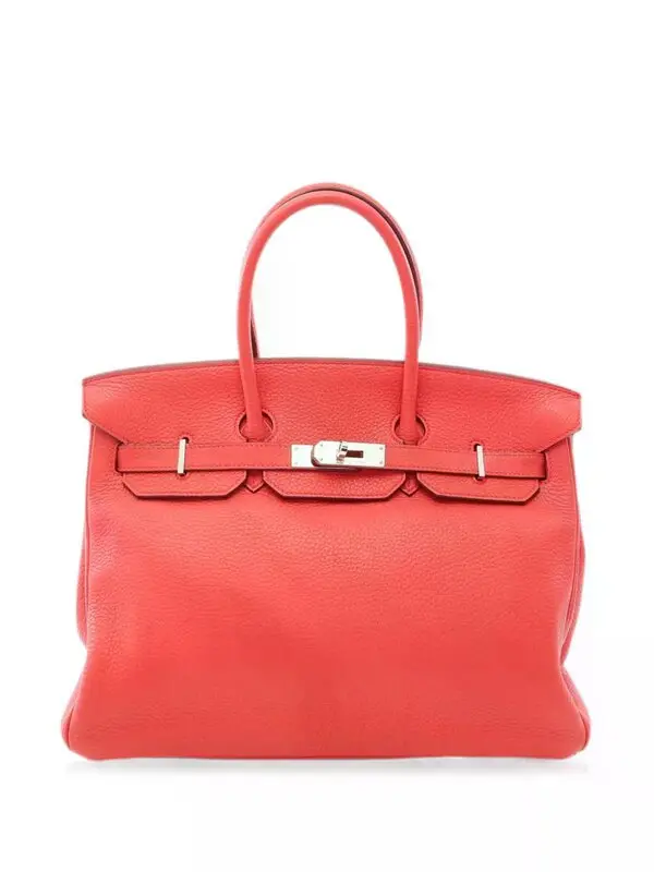Hermès 2010 Birkin 35 Handbag - Red
