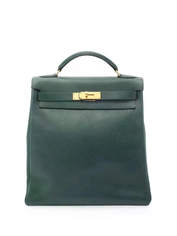 Hermès 1999 Kelly Backpack - Green