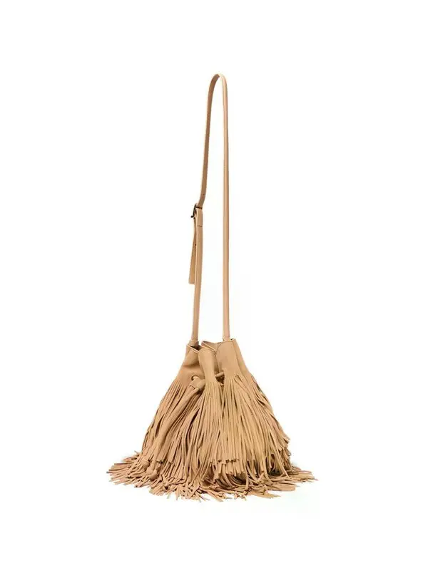 Simkhai Marena Fringe Crossbody Bag - Neutrals