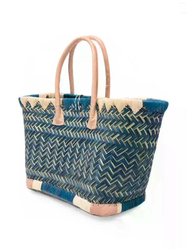 THE NINA STUDIO Clotilde Woven Tote Bag