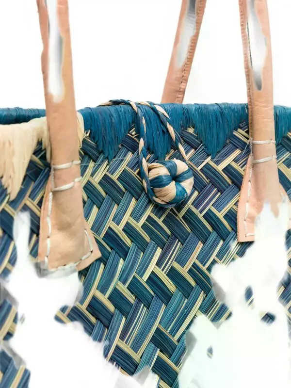 THE NINA STUDIO Clotilde Woven Tote Bag