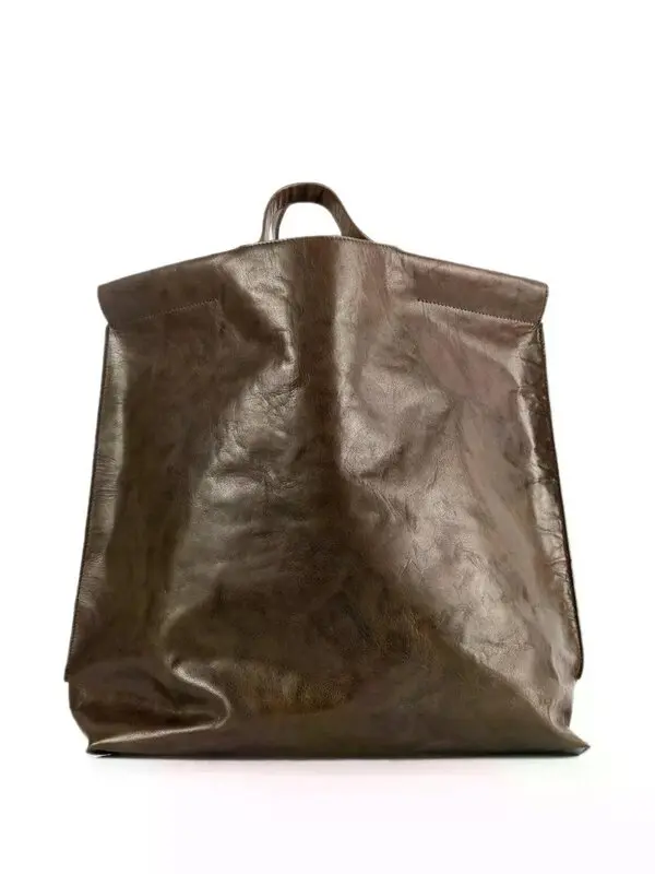 BEA MOMBAERS L Shopper Leather Tote Bag