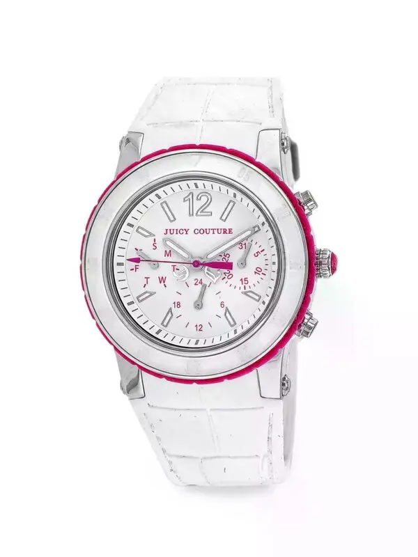Juicy Couture 37mm Watch With Dial And Pin-buckle Fastening - White