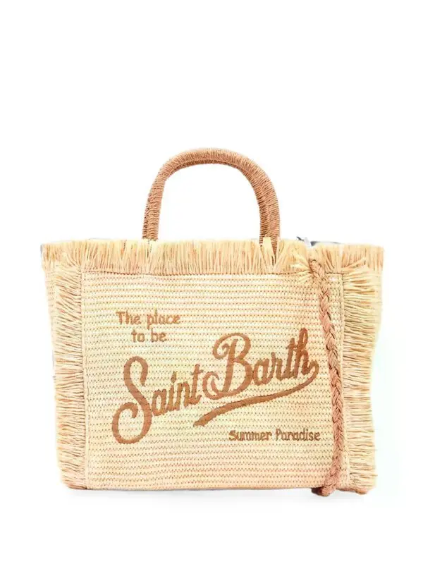 MC2 SAINT BARTH Colette Embroidered Tote Bag