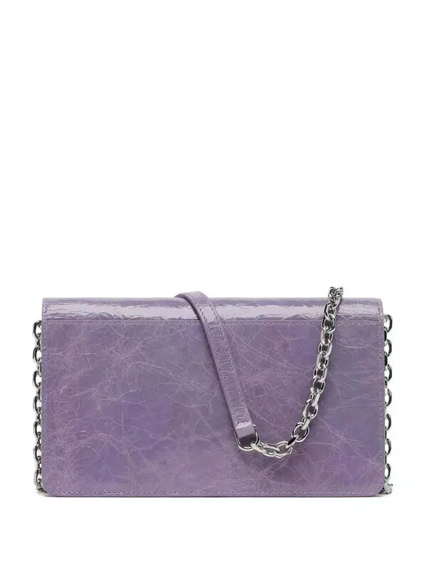 MAISON MARGIELA Crackled Leather Four White Stitches Wallet