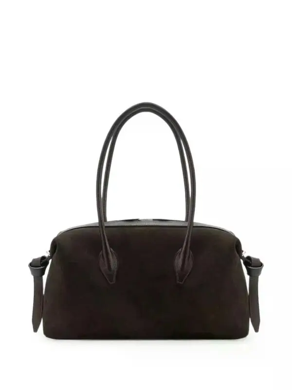 Yuzefi Brioche Suede Tote Bag - Brown