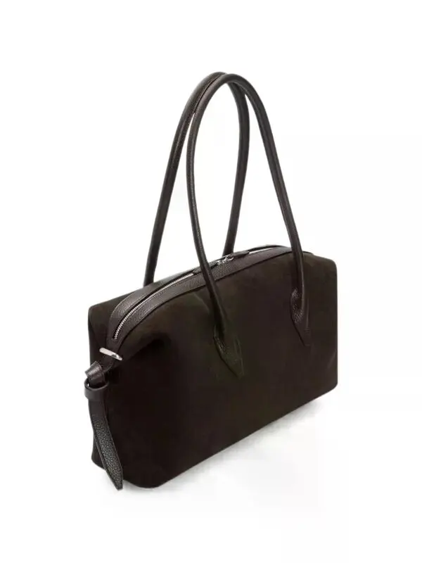 Yuzefi Brioche Suede Tote Bag - Brown