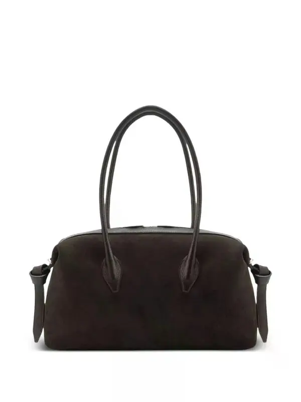 Yuzefi Brioche Suede Tote Bag - Brown