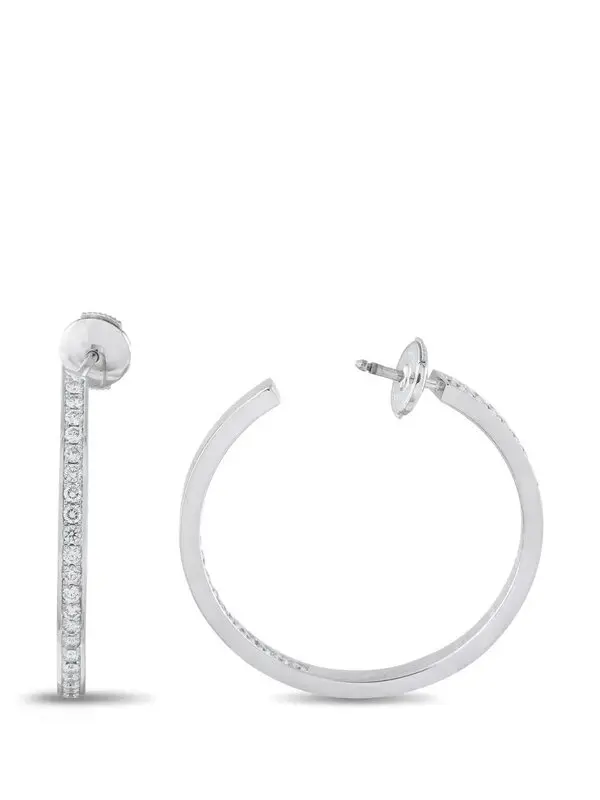 Cartier Diamond Hoop Earrings