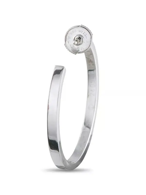 Cartier Diamond Hoop Earrings