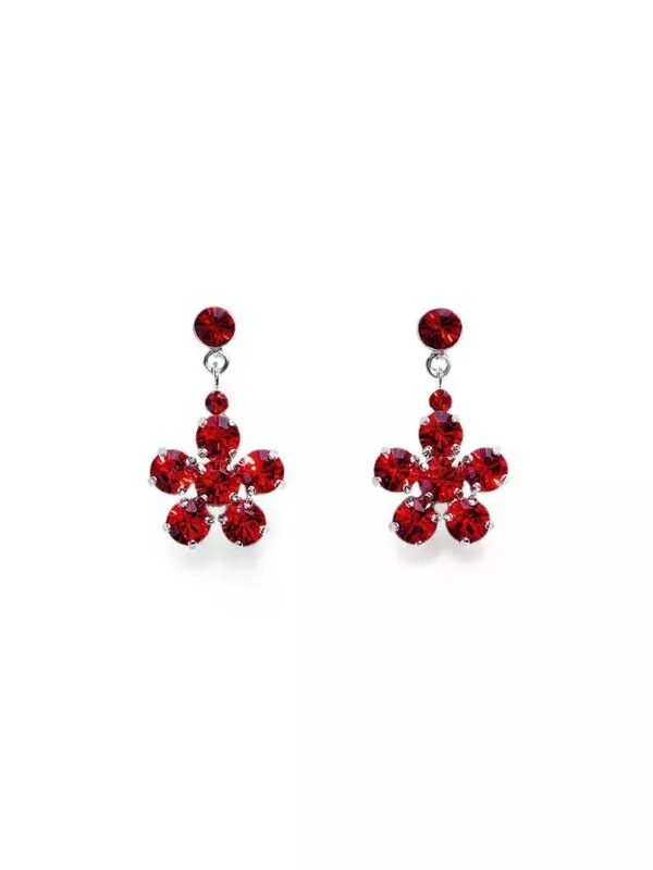 Simone Rocha Daisy-shaped Dangle Earrings