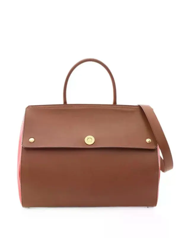 Burberry Elizabeth Leather Tote Bag