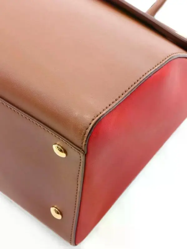 Burberry Elizabeth Leather Tote Bag