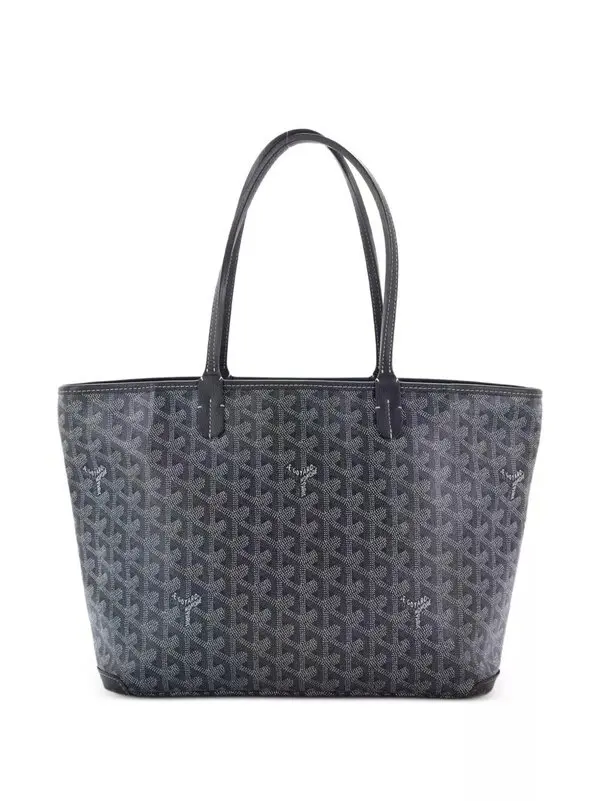 Goyard Artois Coated Canvas Pm Tote Bag - Grey