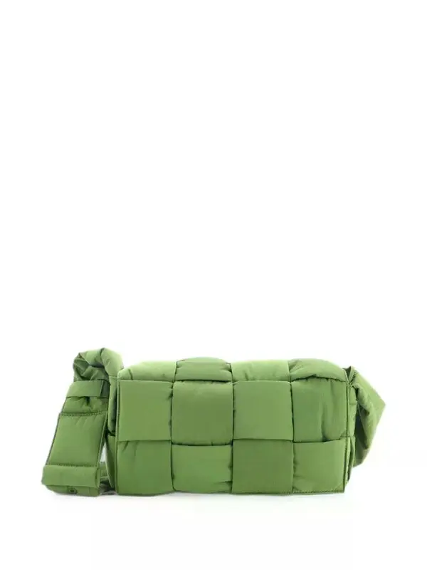 Bottega Veneta Padded Tech Cassette Crossbody Bag - Green