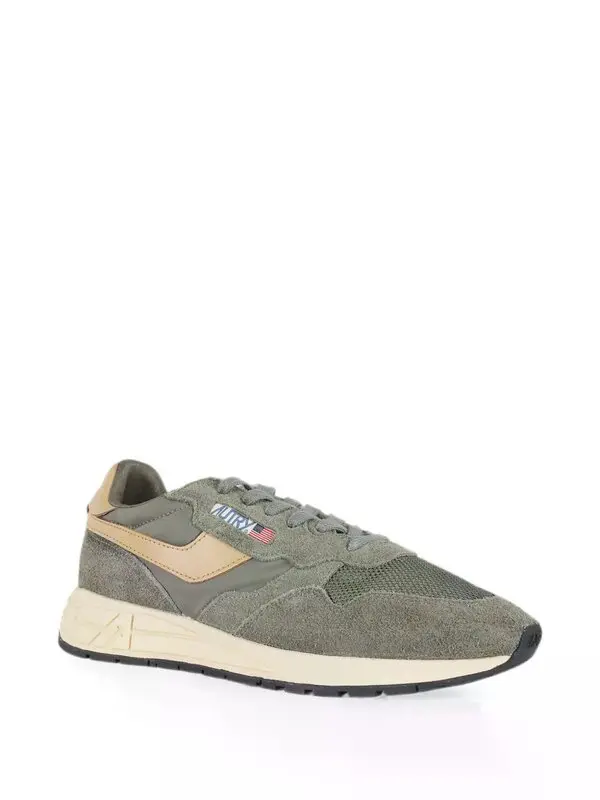 AUTRY Reelwind Suede-panel Sneakers - Green
