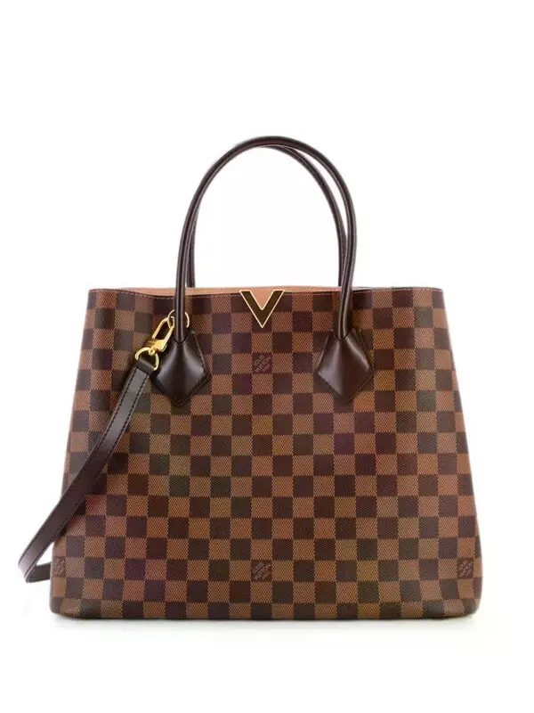 LOUIS VUITTON Kensington Damier Tote Bag - Brown
