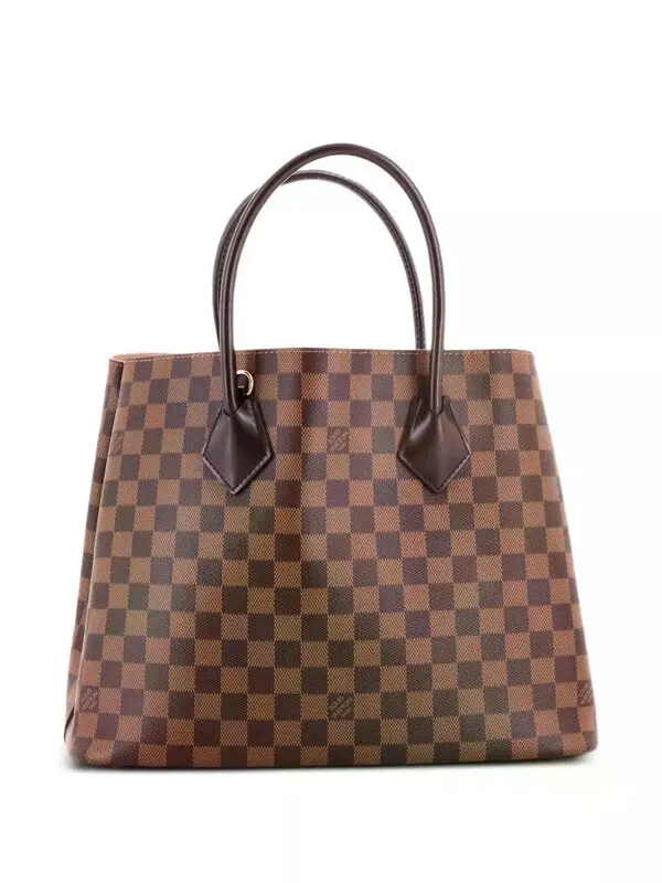LOUIS VUITTON Kensington Damier Tote Bag - Brown