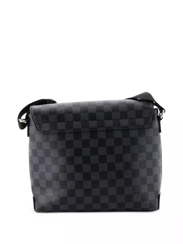 LOUIS VUITTON Damier Graphite Messenger Bag Pm - Black