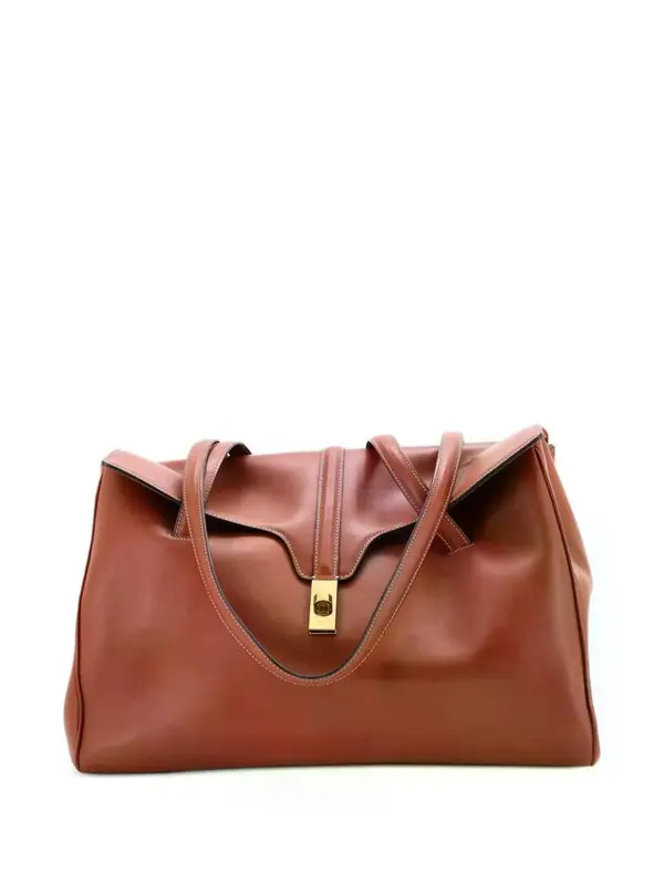 Celine Soft 16 Bag In Smooth Calfskin - Brown
