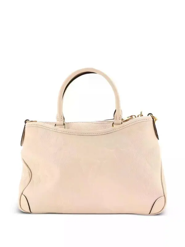 LOUIS VUITTON Monogram Empreinte Giant Pm Satchel Handbag - Neutrals