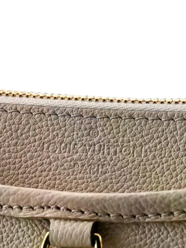 LOUIS VUITTON Monogram Empreinte Giant Pm Satchel Handbag - Neutrals