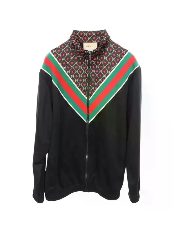 Gucci Gg Star Web Stripe Sweatshirt