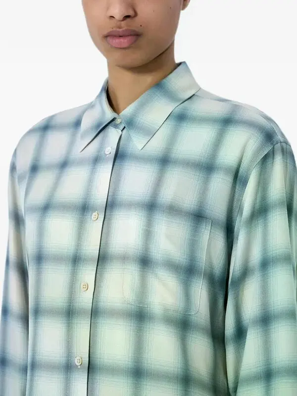 Our Legacy Checked Long-sleeve Shirt
